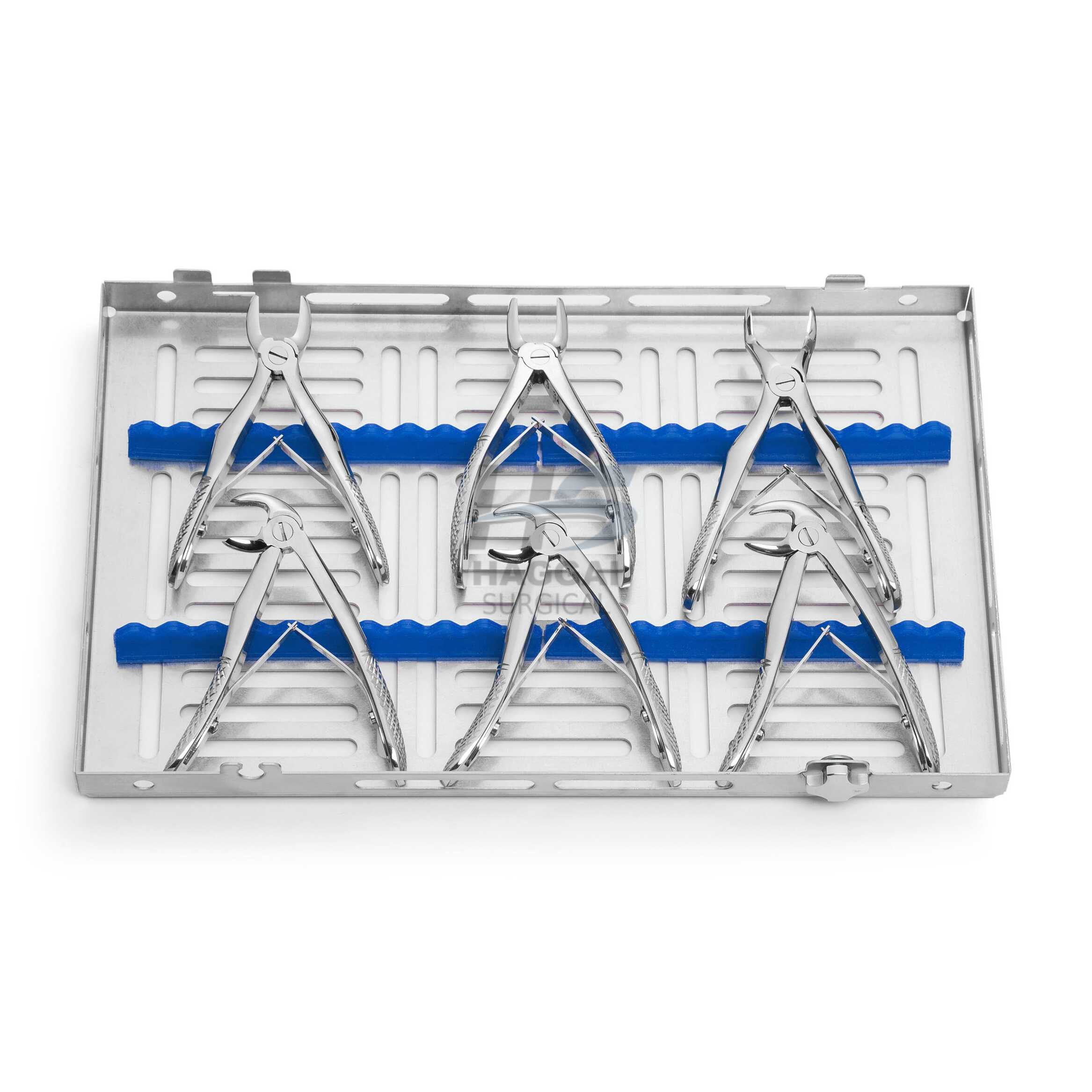 PEDIATRIC TOOTH FORCEPS WITH SPRING SET – Haggai Dental